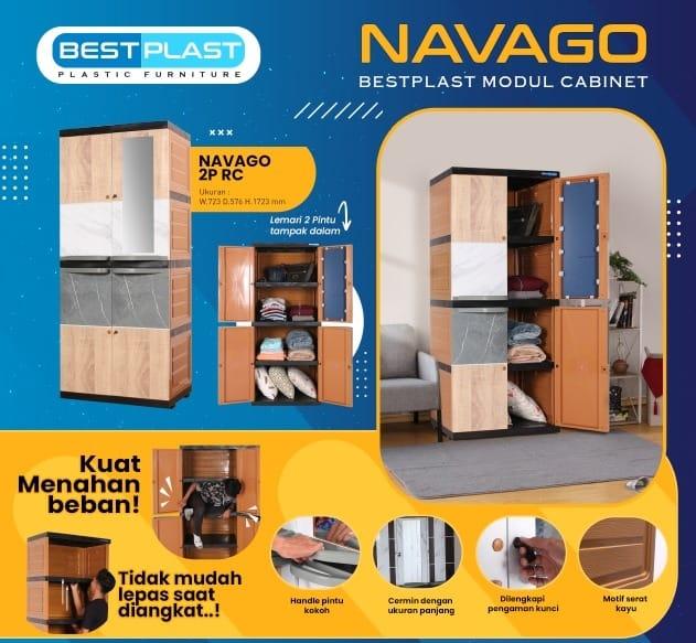 Jual Lemari Plastik Best Plast 2 Pintu + Cermin - Kota Makassar - Cv ...