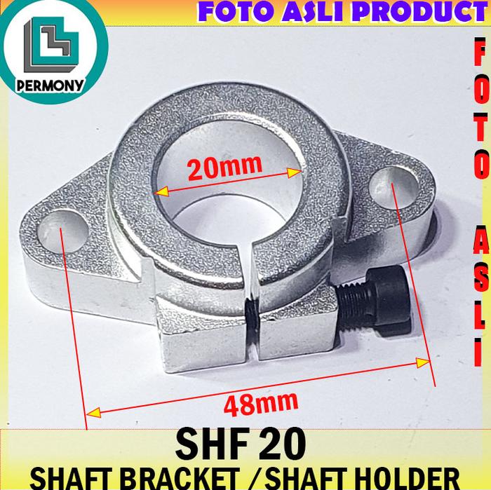 Jual SHF20 shaft holder horizontal linear bracket rail shf 20 shf-20 - Jakarta Pusat - PerMony ...
