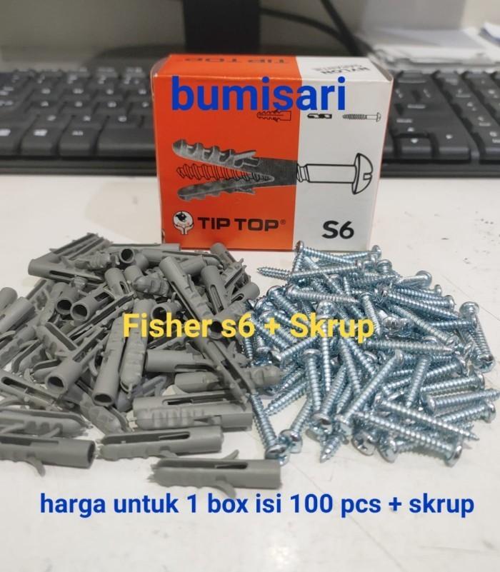 Jual Fisher s6 + skrup warna abu- abu / box 100 pcs - Jakarta Pusat - Plasma Jaya Electric ...