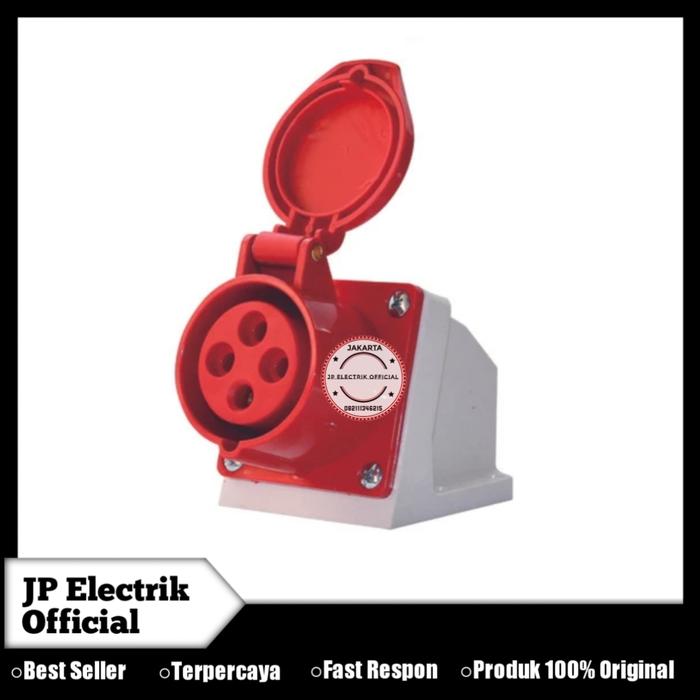 Jual Stop Kontak Genset 4 Pin 32A CEE 124 Surface Mounting 4 Pin 32A - Jakarta Pusat - JP ...