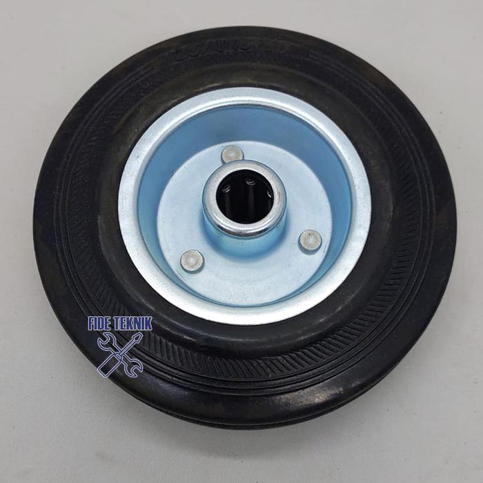 Jual TRIPLE S Roda saja Karet Hitam only 5in inch troli gledekan ...