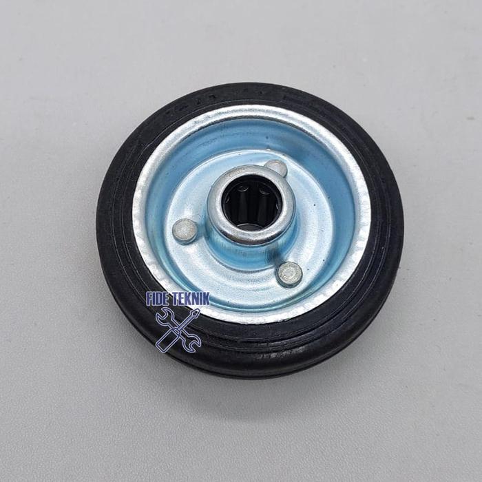 Jual TRIPLE S Roda saja Karet Hitam only 3in inch troli gledekan ...