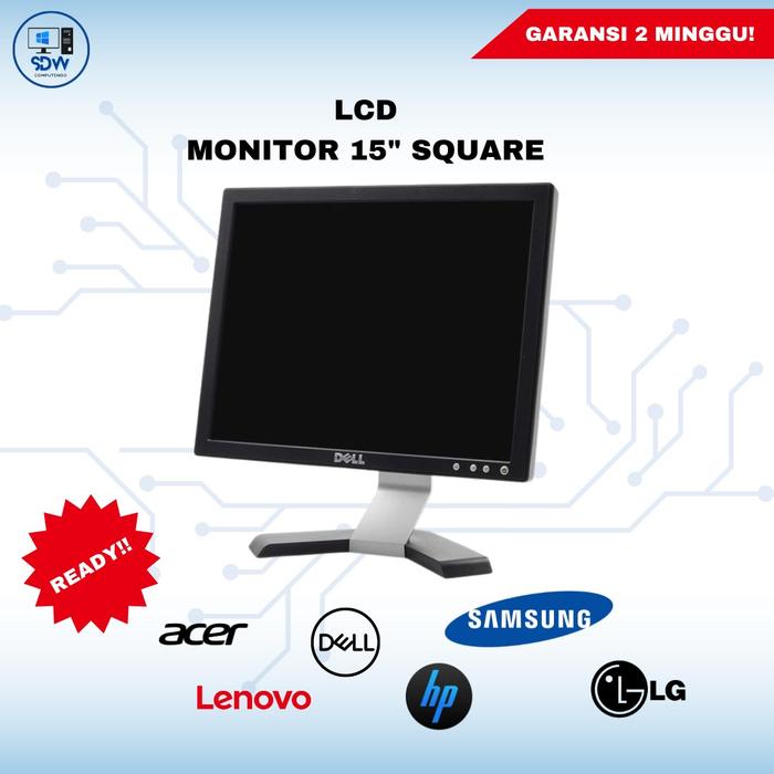 Jual monitor 15 square kotak merk wearnes, dell, Acer ,hp - Kab. Bekasi ...