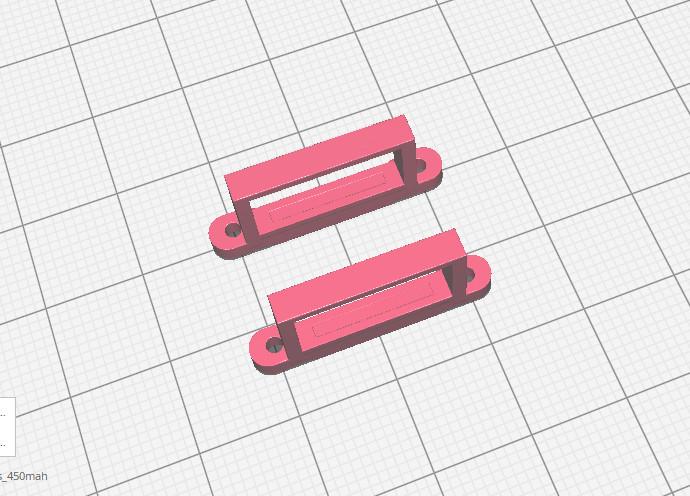 Jual Newbeedrone Cockroach 75 450 mAh 1S battery mount 1S BATTERY MICIN ...