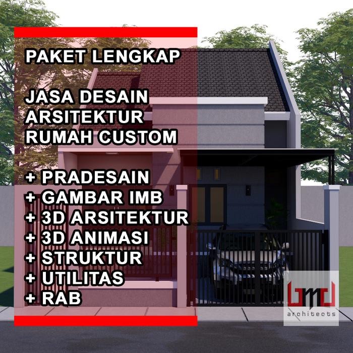 Jual Gambar Arsitek | Paket Lengkap Jasa Desain 3d Arsitektur Rumah ...