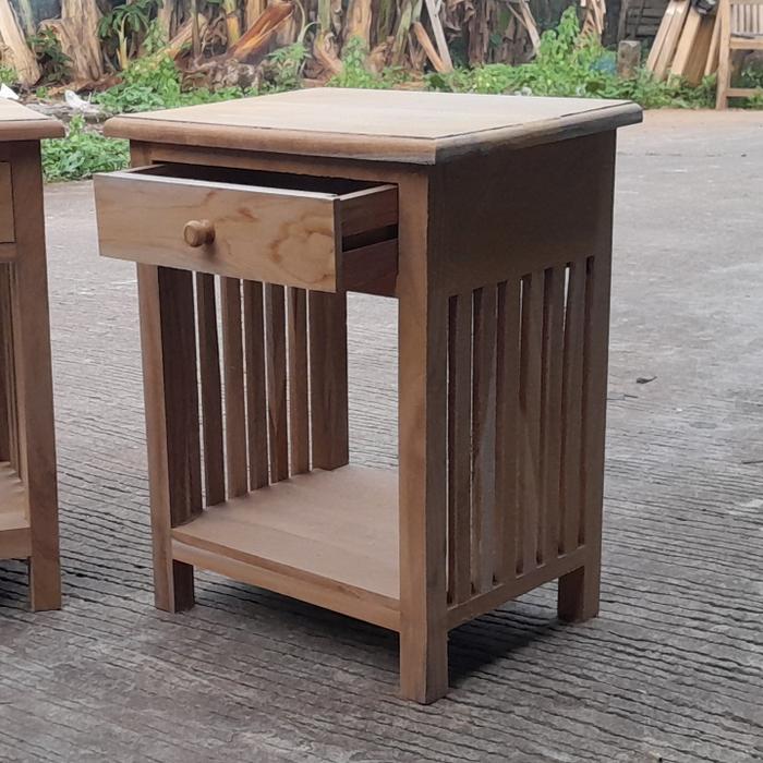 Jual Meja Dispenser Laci 1 T 50 P 40 L 30 - Meja Kecil Jati Di Seller ...