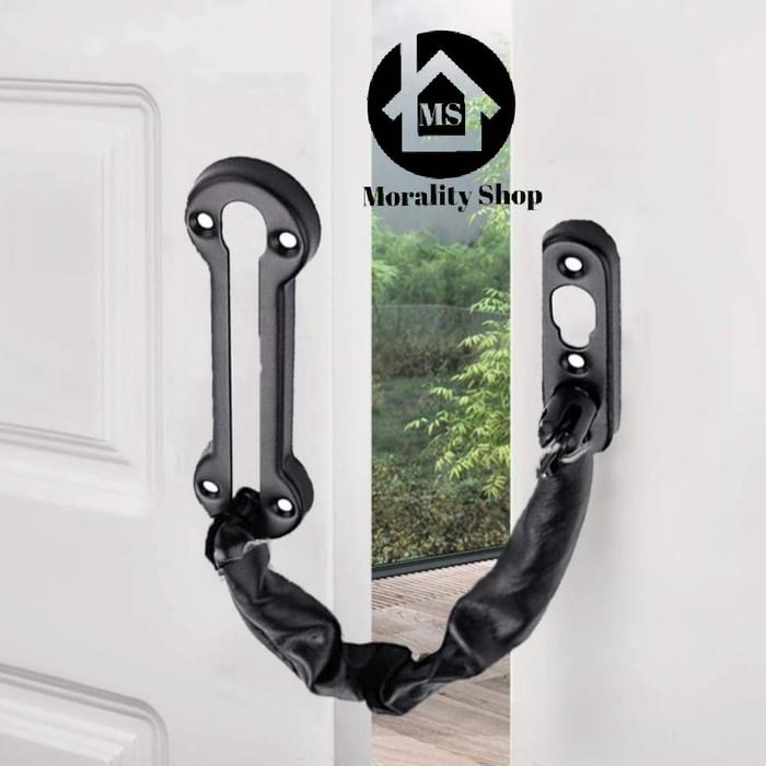 Jual Grendel Rantai Kunci Pengaman Pintu 45B Door Chain Guard Safety ...