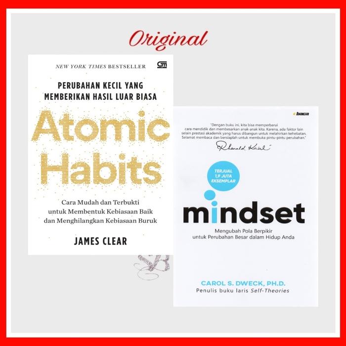 Jual Bundling Buku Atomic Habits & Mindset - Jakarta Barat - Showroom Books | Tokopedia