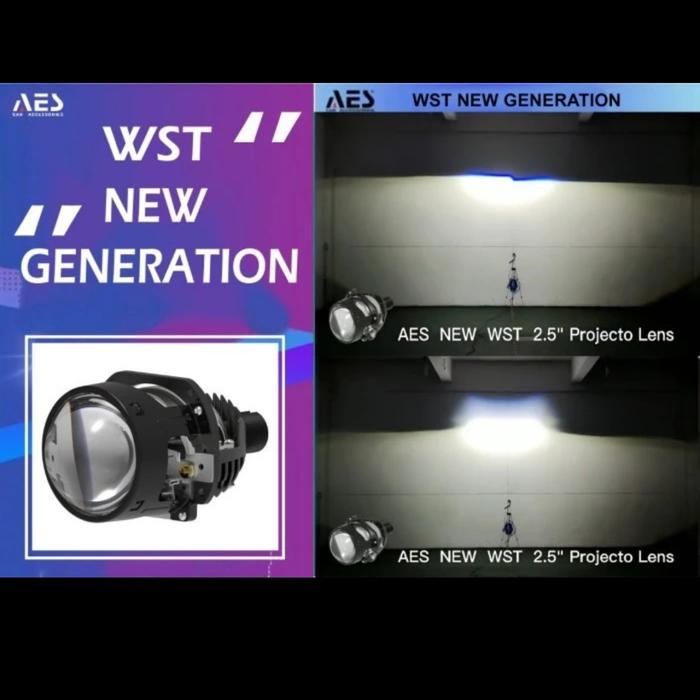 Jual projie biled AES 2.5 inch wst blue lens | projector biled ...