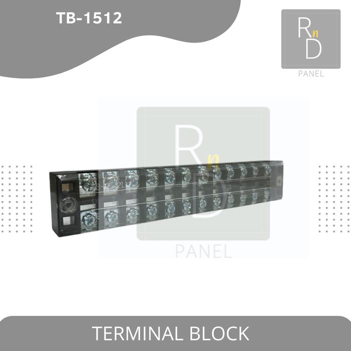 Jual TERMINAL BLOCK 15A 12P / TB-1512 / TERMINAL KACA 15 AMPERE 12 POLE - Jakarta Barat - RnD ...