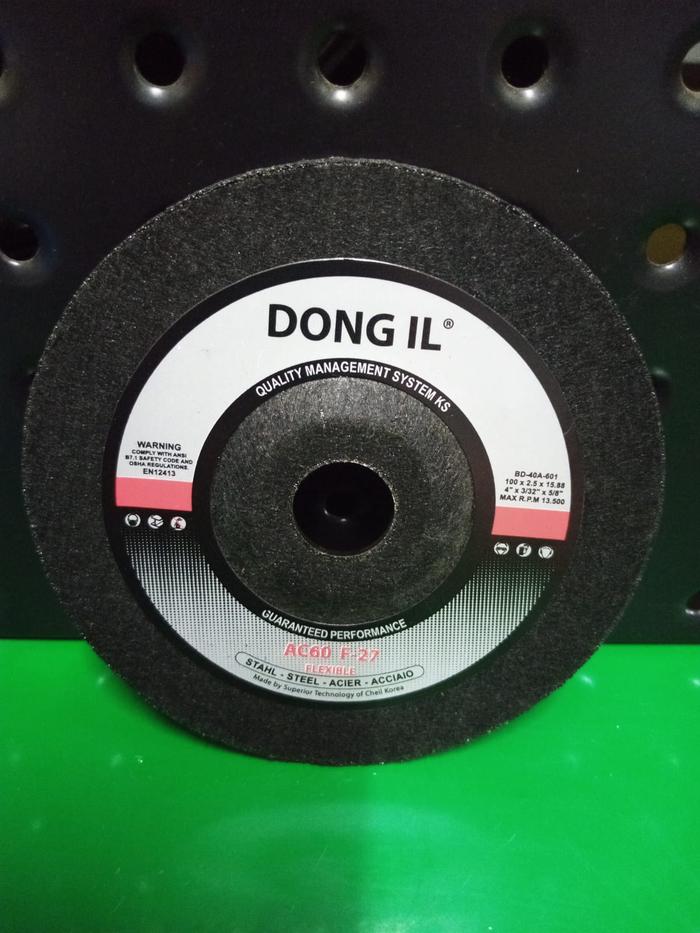 Jual Batu Gerinda Fleksibel Dong il 4 Inch / Mata Batu FLEXIBLE WHEEL 4 ...