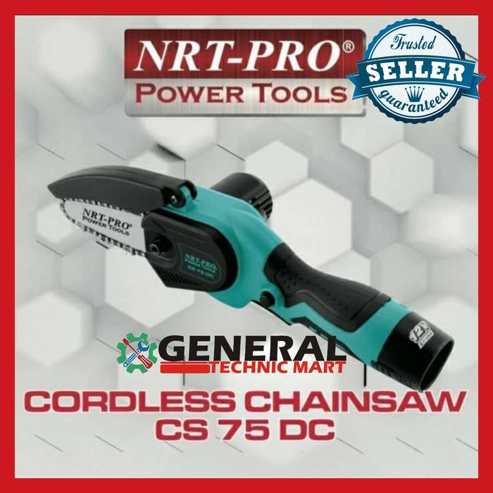 Jual CORDLESS CHAINSAW CS 75 DC NRT PRO CS 75DC mesin potong kayu ...