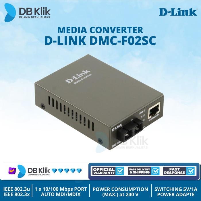 Converter D-Link DMC-F02SC - Media Converter DLink DMC-F02SC