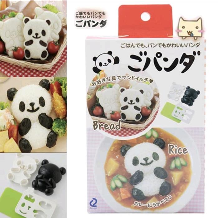 Jual Panda Mold 4 In 1 Cetakan Bento Nasi Roti Tawar Sandwich Kue ...