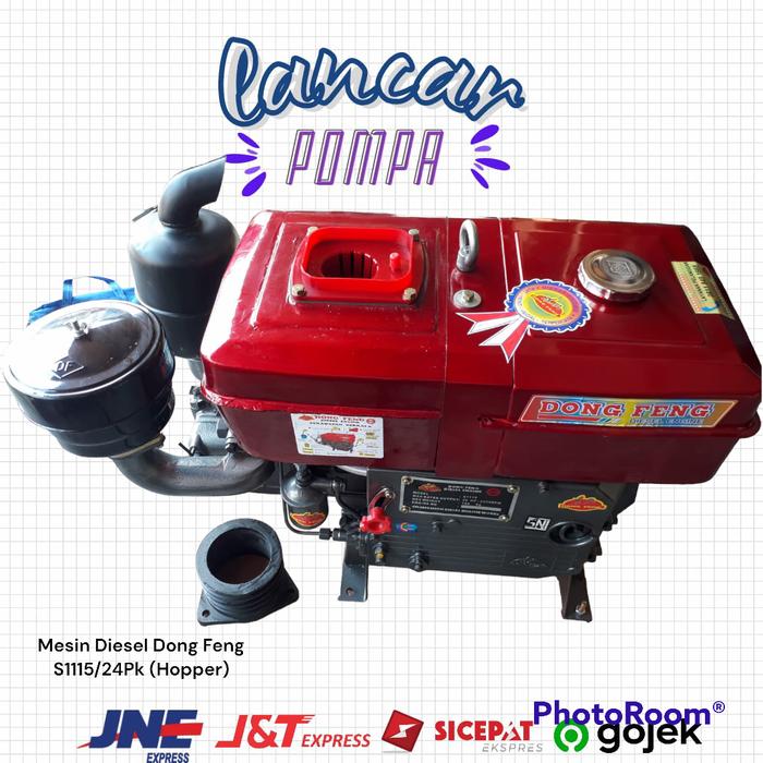 Jual Mesin Diesel Dong Feng S1115/24Pk (Hopper) - Kota Surabaya - Lancar Pompa | Tokopedia