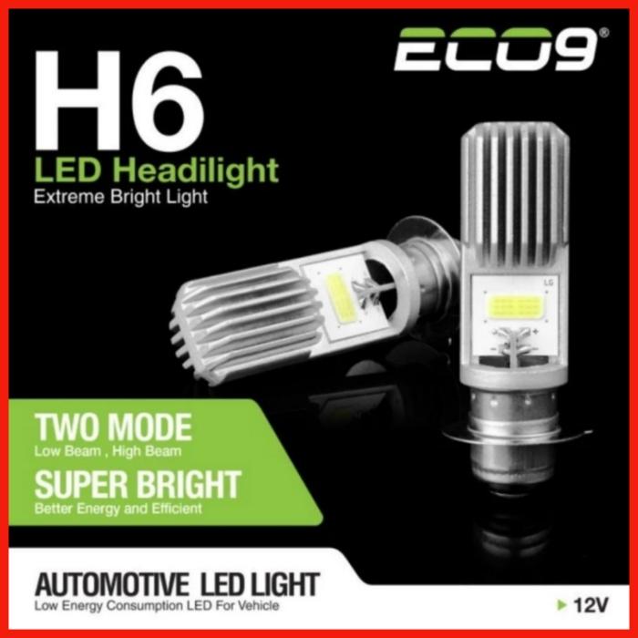 Jual LAMPU LED MOTOR Eco9 Luminos H6 M5 LED DC Lampu Motor Bebek Matic ...