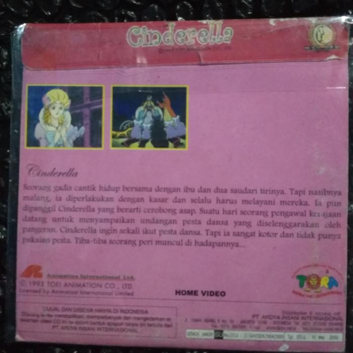 Jual Vcd Cinderella /original /bahasa Indonesia Di Seller Doujin ...