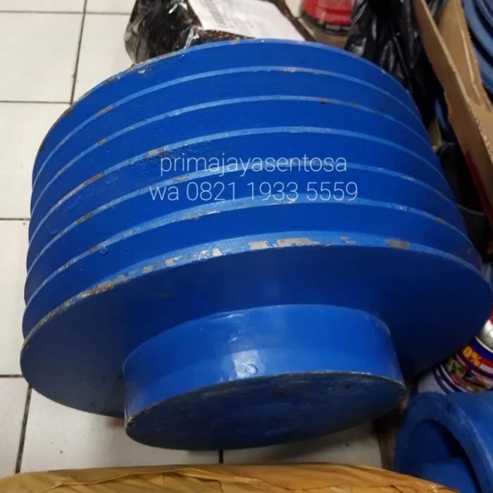 Jual PULLEY PULI PULLY BESI COR ANCURAN PADU C6 X 12 INCH PADAT ...
