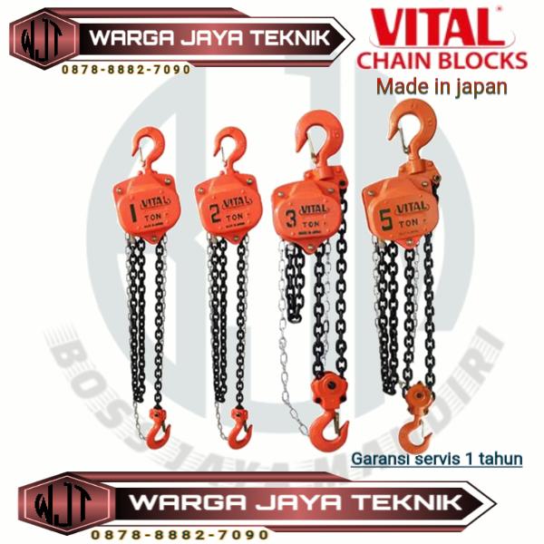 Jual Chain block 5 ton x 5 meter Vital made in japan - Jakarta Barat ...