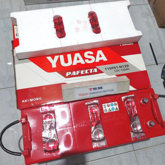 Jual Aki Accu Basah 115F51-N120 N120 12V 120Ah Asli Original YUASA ...