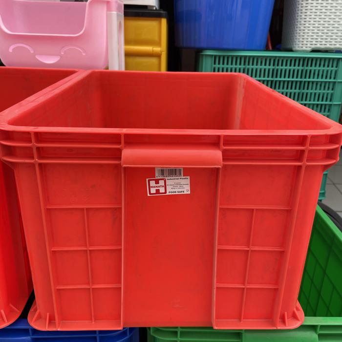 Jual 64 x 43 x 38 Container Box Plastik Hanata 2104/ Keranjang Industri ...