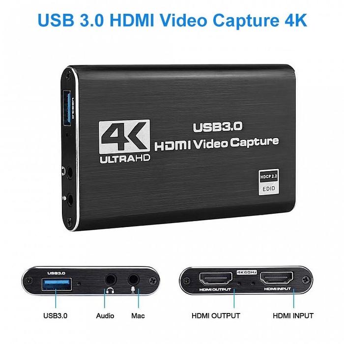 Jual HDMI Video Capture Card Adapter USB 3.0 4K for Video Streaming ...