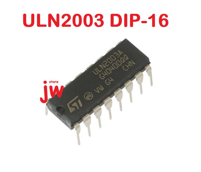 Jual ULN2003A ULN2003 DIP-16 Seven NPN Darlington Transistor Array - Kota Depok - JW Store ...