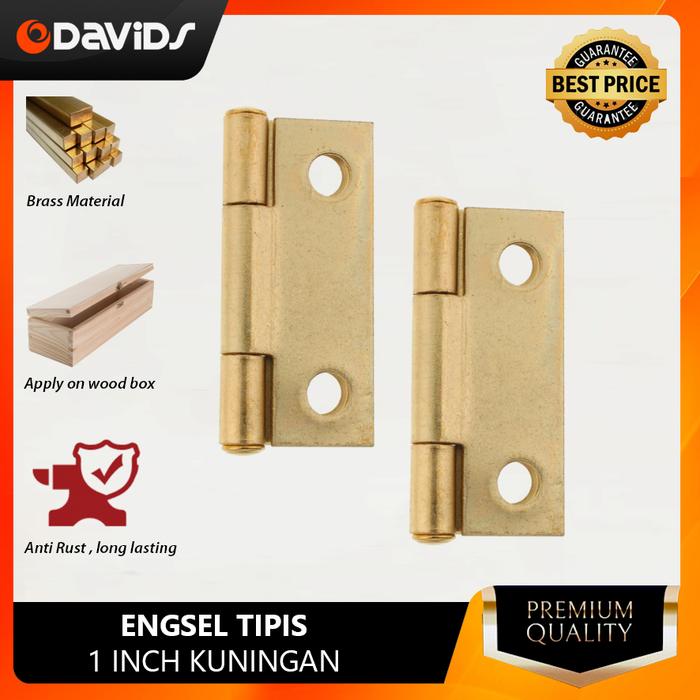 Jual Engsel Kecil Mini Lemari Box Kayu Tipis Kuningan 1 Inch - Kota ...