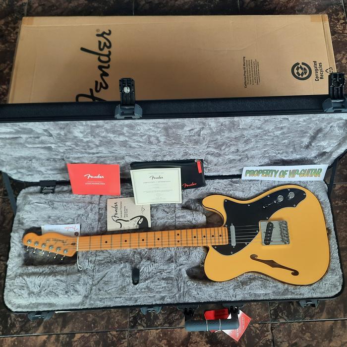 Jual Fender usa Britt Daniel Telecaster Thinline - Amarillo Gold - Kota ...