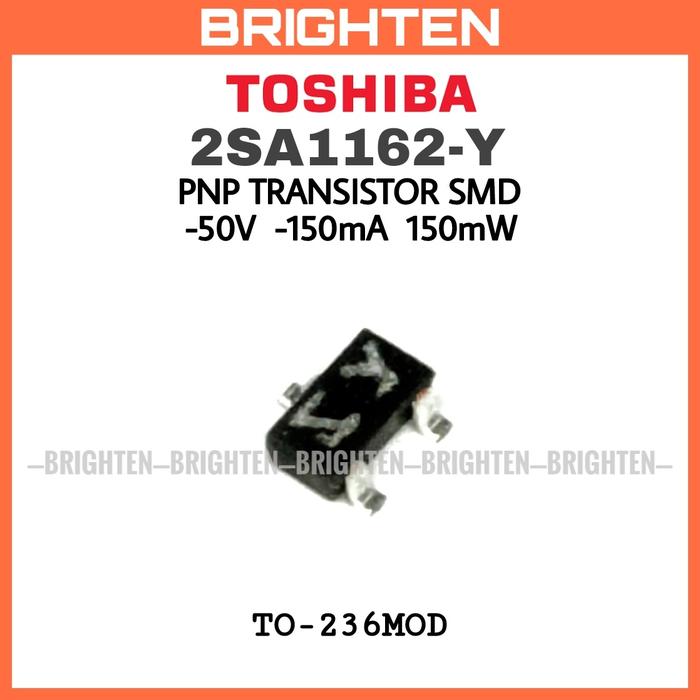 Jual TOSHIBA 2SA1162 PNP Transistor SMD - Kota Bandung - BRIGHTEN SHOP ...