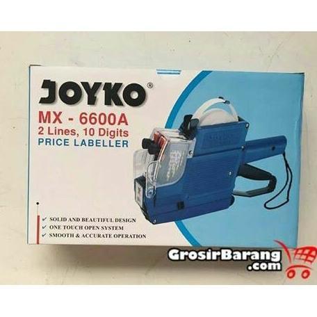 Jual Mesin tembak LABELLER 2 LINE ALPHABET ANGKA HURUF JOYKO MX -6600 ...