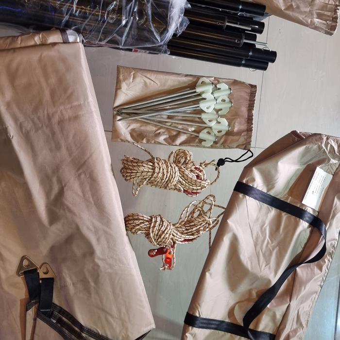 Jual FLYSHEET ANTI UV 210D TEBAL - Square - Kota Bekasi - Naturehike Glamping | Tokopedia