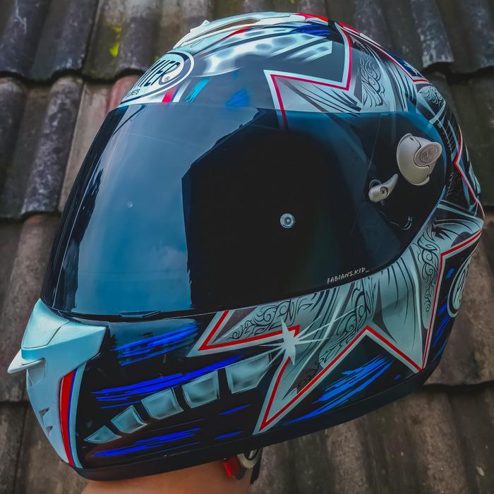 Jual HELM FULL FACE Premier Dragon Evo Troy Bayliss - Kab. Malang ...
