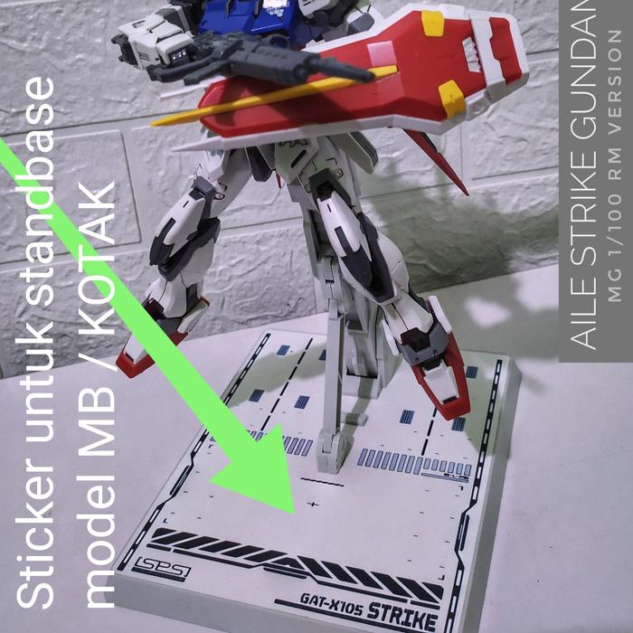 Jual Sticker utk standbase gundam MG MB model kotak Daban Dramok Supernova - Kab. Tangerang ...