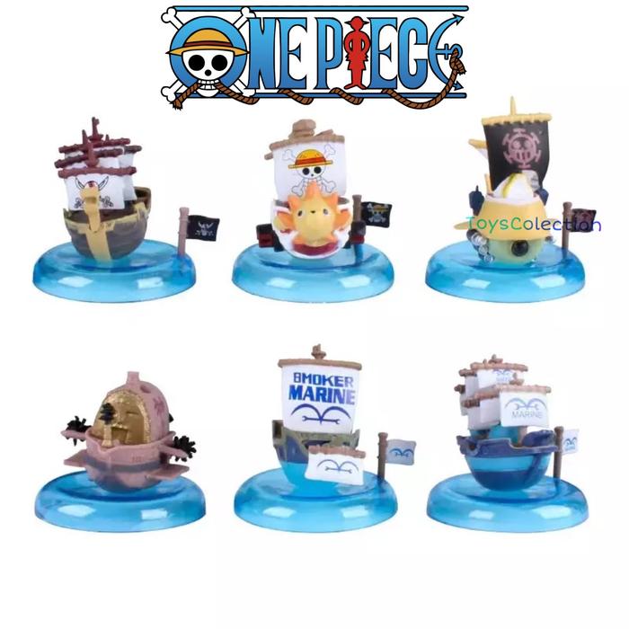 Jual ACTION FIGURE ONE PIECE PIRATE SHIP THOUSAND SUNNY NAVY CHIBI ...