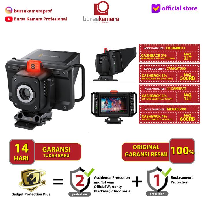 Promo Blackmagic Design Studio Camera 4K Plus GARANSI RESMI Cicil 0% 3x ...