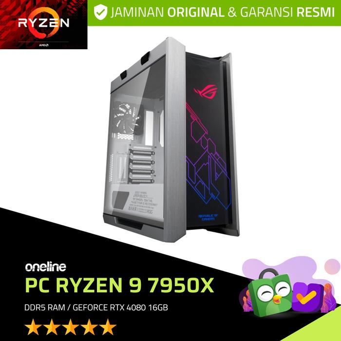 Promo PC RAKITAN Gaming Design | Ryzen 9 7950X / DDR5 / GeForce RTX ...