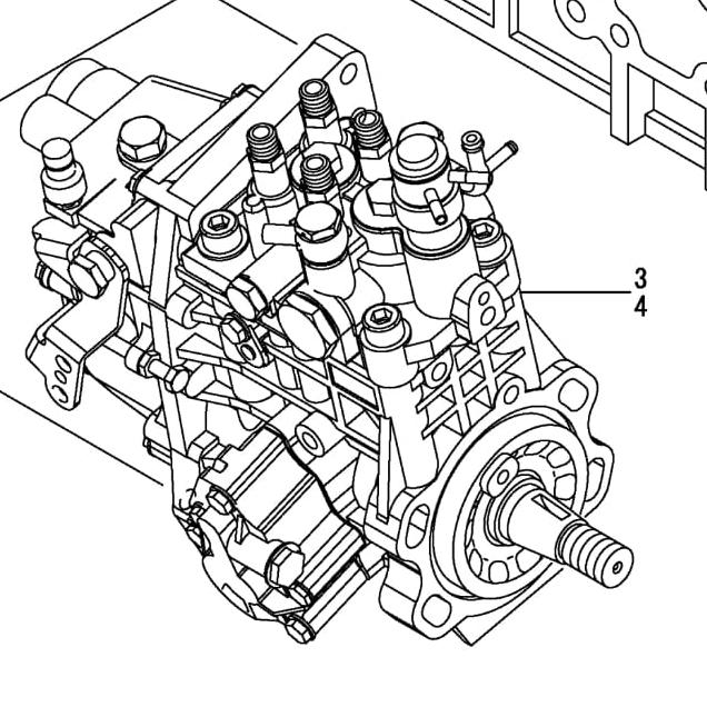 Jual 4TNV98-GGE FUEL INJECTION PUMP YANMAR 4TNV98 ASSY KOMPLITE BOS POM ...