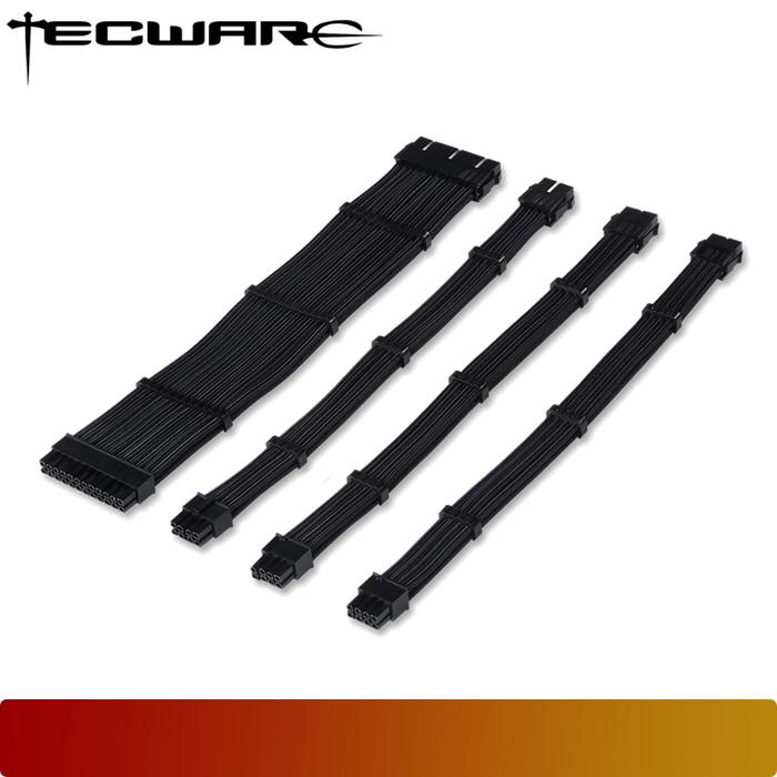 Jual TECWARE FLEX SLEEVED EXTENSION CABLES - Black-Black - Jakarta ...