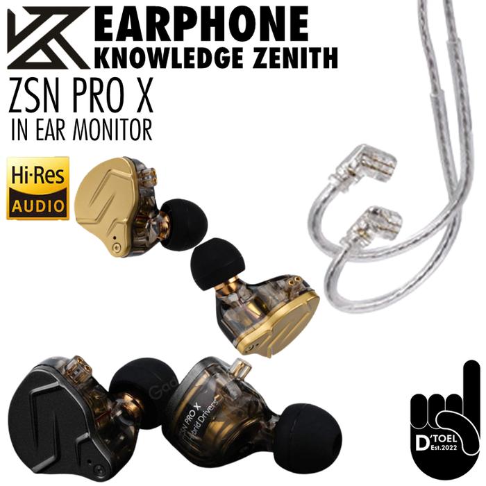 Jual Headset Earphone In Ear Monitor KZ ZSN Pro X Mic HiFi - Kota ...
