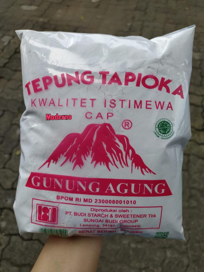 Jual tepung tapioka cap gunung agung 500 gr - Tepung sagu cap gunung ...
