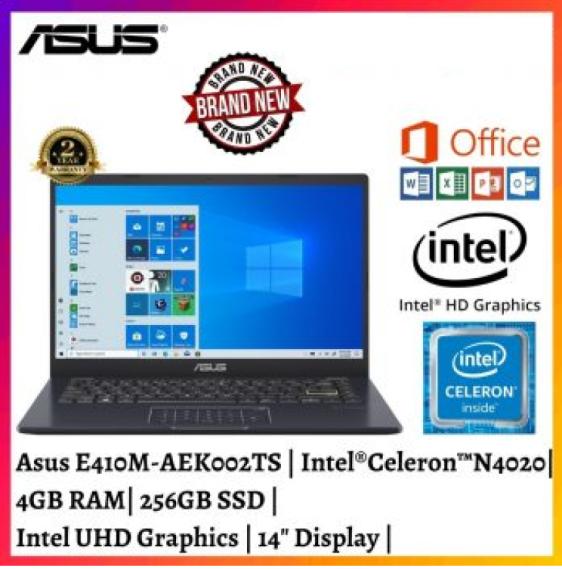 Jual Asus VivoBook E410M Intel Cel N4020 - WINDOWS ORI -FREE MOUSE ...
