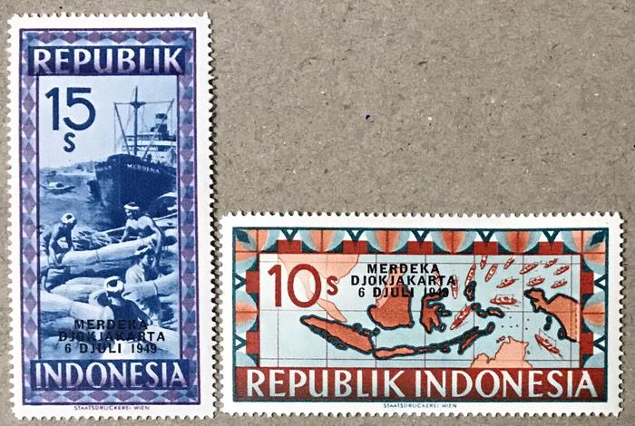 Jual PW161-PERANGKO PRANGKO INDONESIA WINA BLOKADE REPUBLIK ,MERDEKA ...