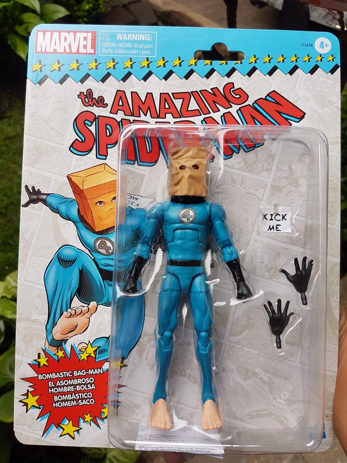Jual Marvel Legends Retro Bombastic Bag Man Bagman Vintage Card Spider ...