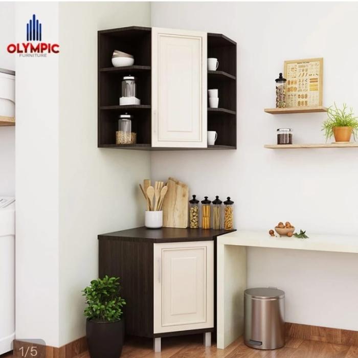 Jual Rak Dapur Kithen set Atas / Bawah Sudut Mutiara Olympic - KSA ...
