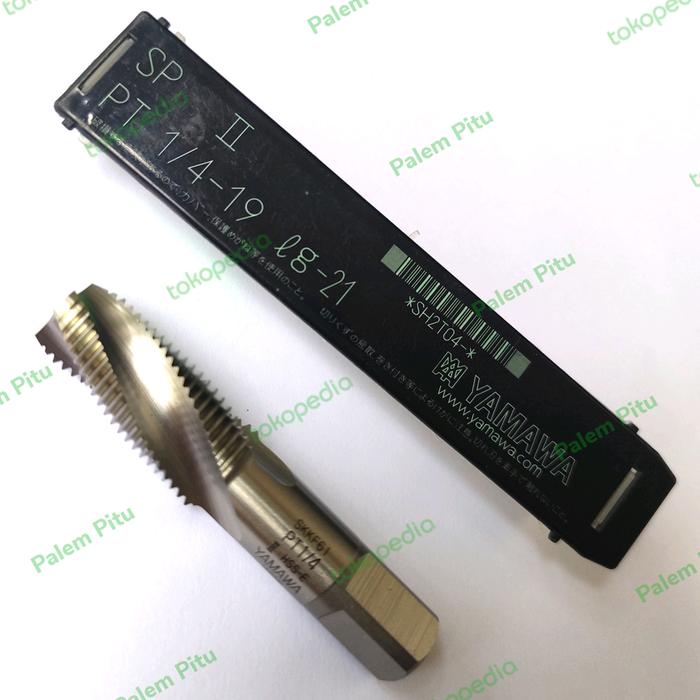 Jual YAMAWA Tap Pipa Spiral HSS-E / SP-PT 1/4 x 19 PT (BSPT) ( drat tirus ) - Kota Surabaya ...