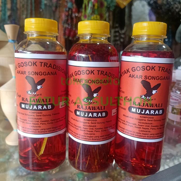 Jual Ready ... Minyak Gosok Tradisional Akar songgana 250ml// 100%Asli ...