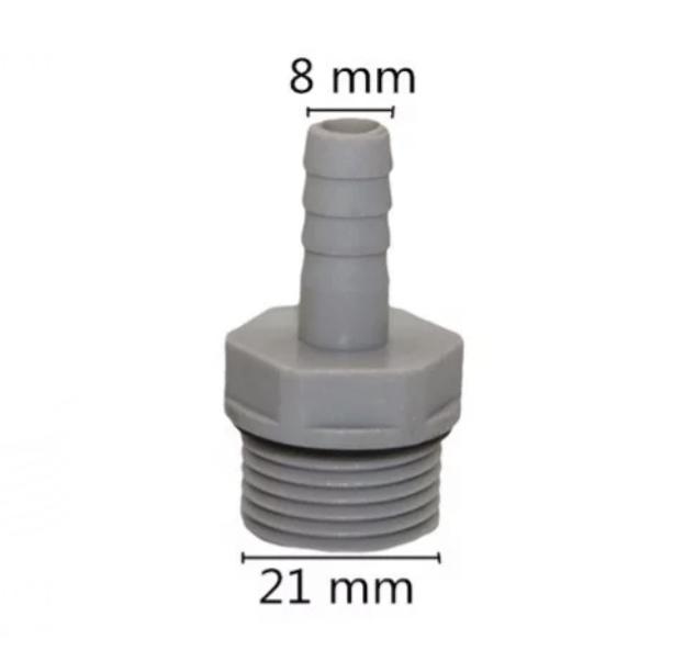 Jual Konektor 1/2” ke Selang PE 8mm 8 mm To 1/2 Inch Male Connector w ...
