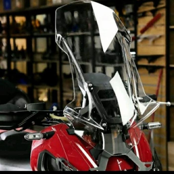 Jual windshield adv 150 adv 160 model x-adv visor adv kaca depan adv ...