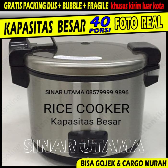 Jual RICE COOKER Kapasitas BESAR Rumah Makan Hotel Catering Masak Nasi ...